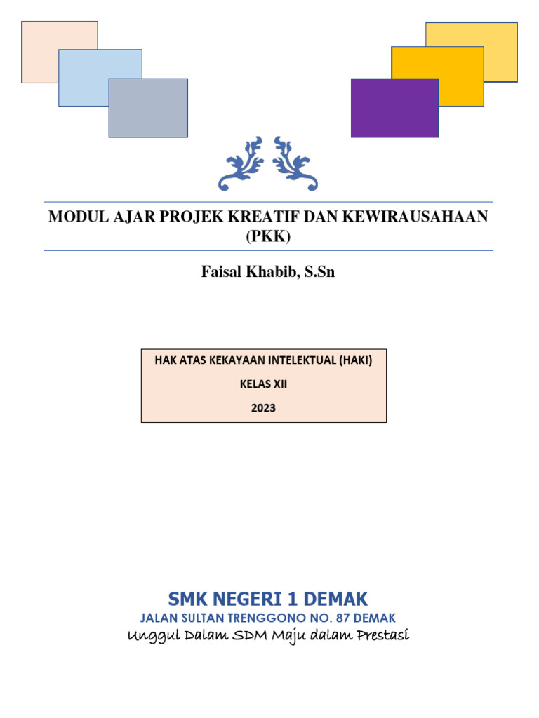 12.c Modul Ajar PKK XII_HAKI | PDF