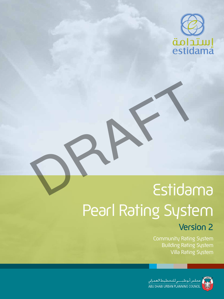 Estidama - Pearl Rating System - Version-2.0 | PDF | Sustainability ...