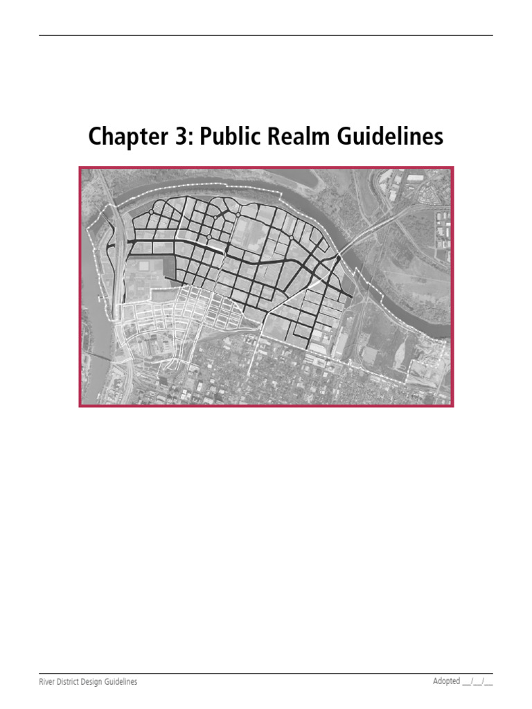 Ch3-RDDG - CouncilFinal1Public Realm Guidelines | Download Free PDF | Street | Light Rail