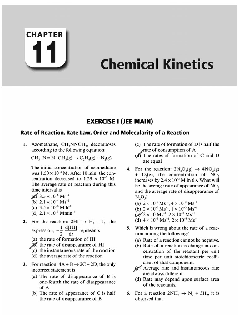 Advanced Problems In Physical Chemistry For Competitive Examination ...