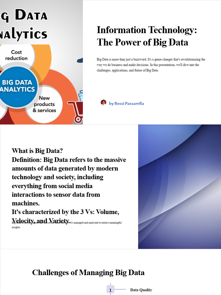The Power of Big Data | Download Free PDF | Big Data | Analytics