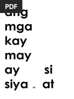 Pagsasanay Sa Pagbasa NG Pangungusap (Level 1) | PDF