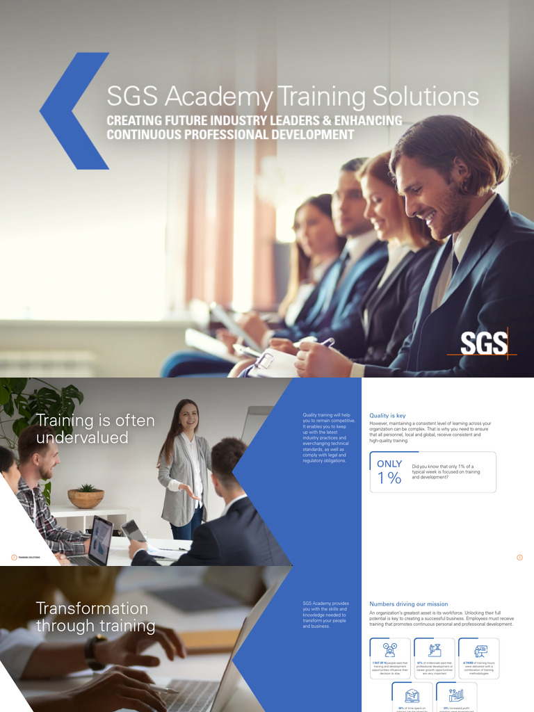 SGS Academy: Global Training Solutions | PDF | Learning | Business