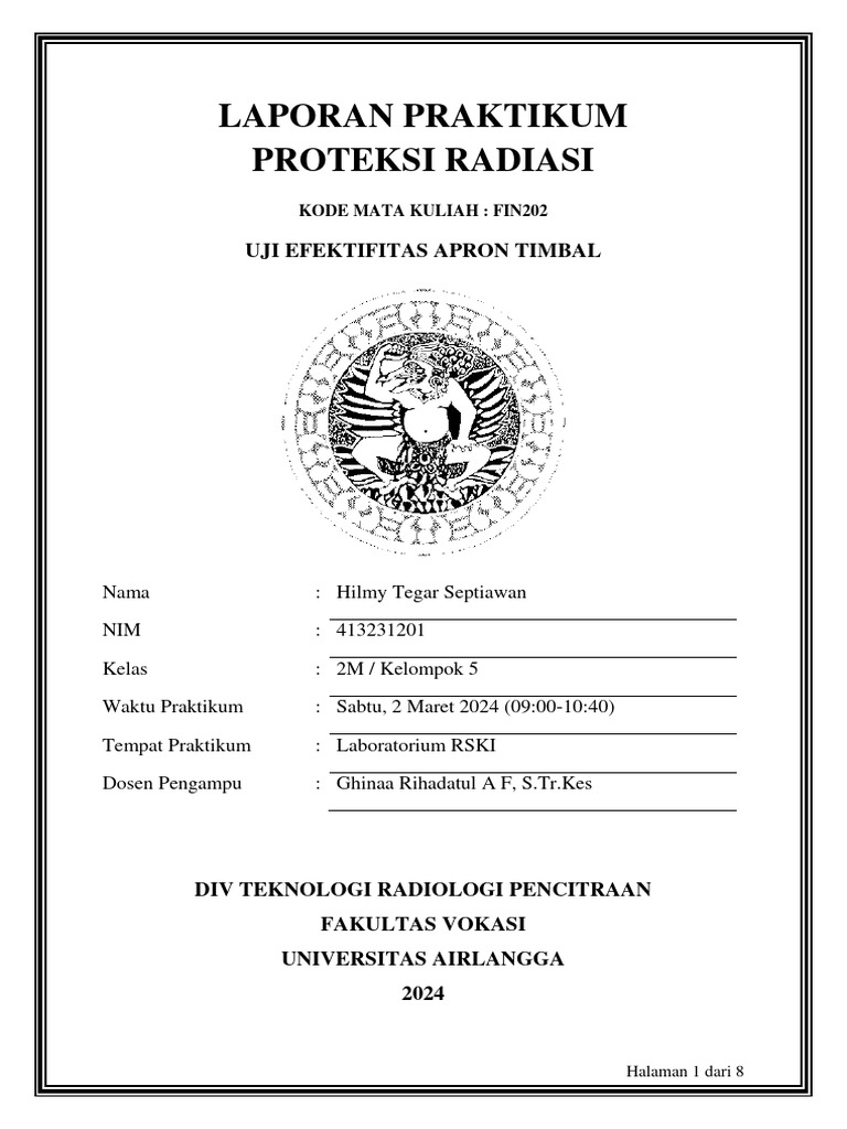 Uji Efektifitas Apron Timbal | PDF | Griya & Taman