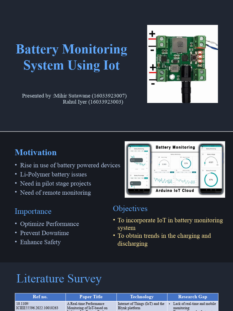 Introduction To Battery System Monitoring | PDF | Science & Mathematics