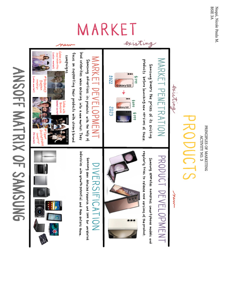 Ansoff Activity | PDF