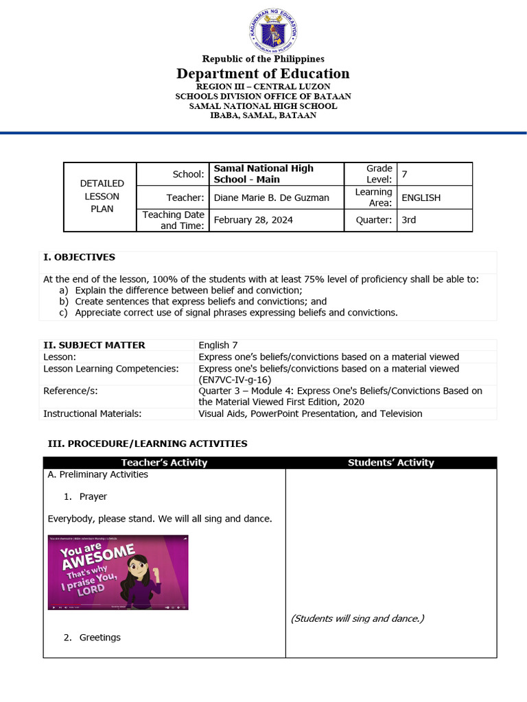DLP_Q3 MODULE 4 | PDF