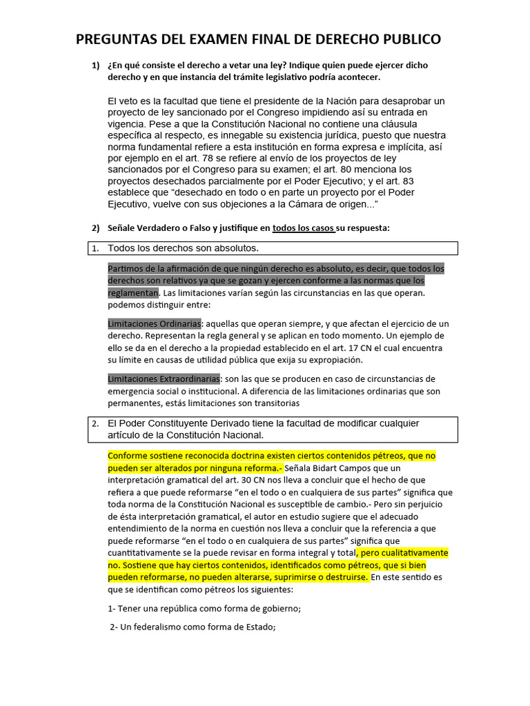 Preguntas Del Final DP | PDF