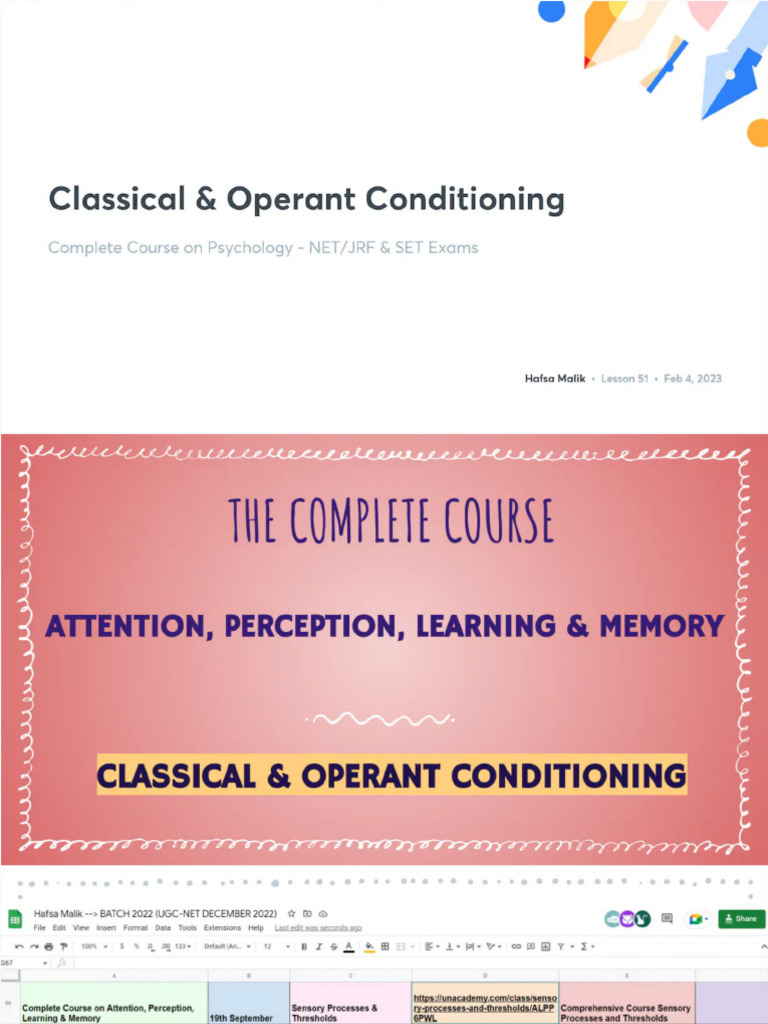 Classical Operant Conditioning With Anno | PDF