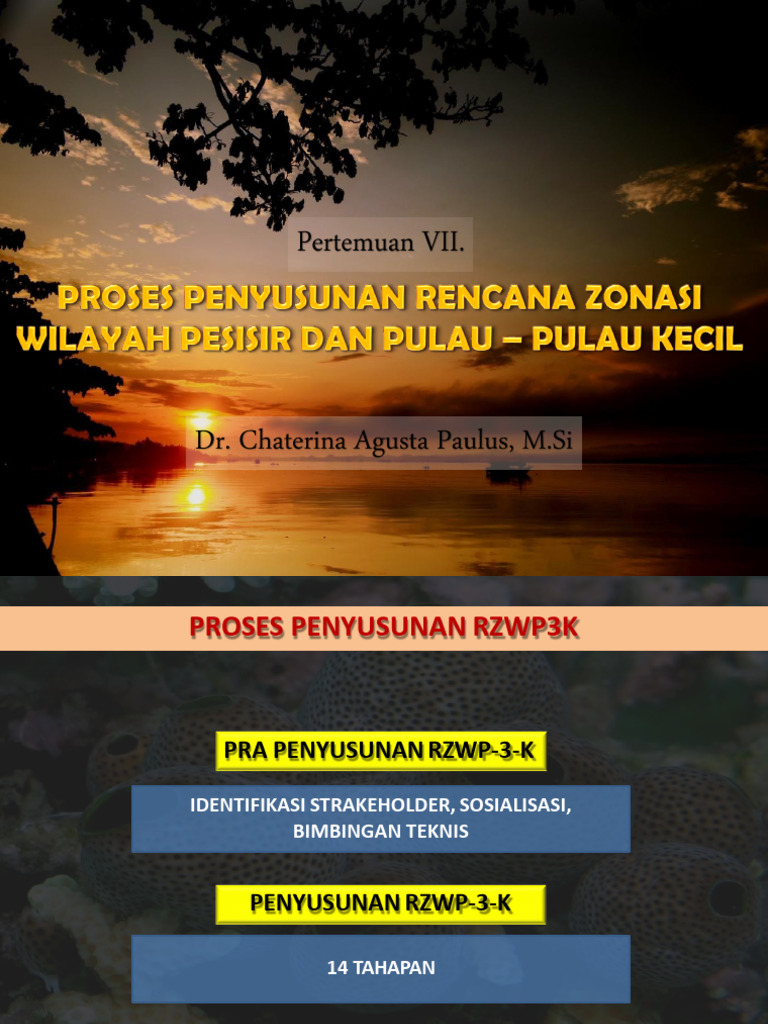 7 Dr. Chate - Proses Penyusunan RZWP3K | PDF