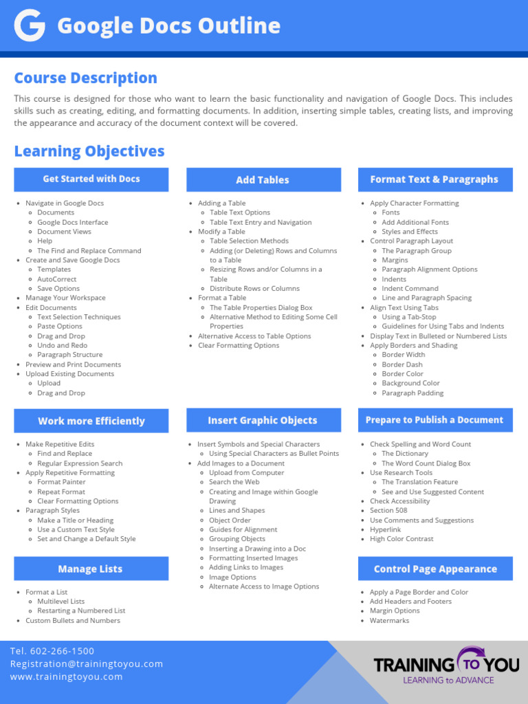 Google Docs Outline | Download Free PDF | Paragraph | Written Communication