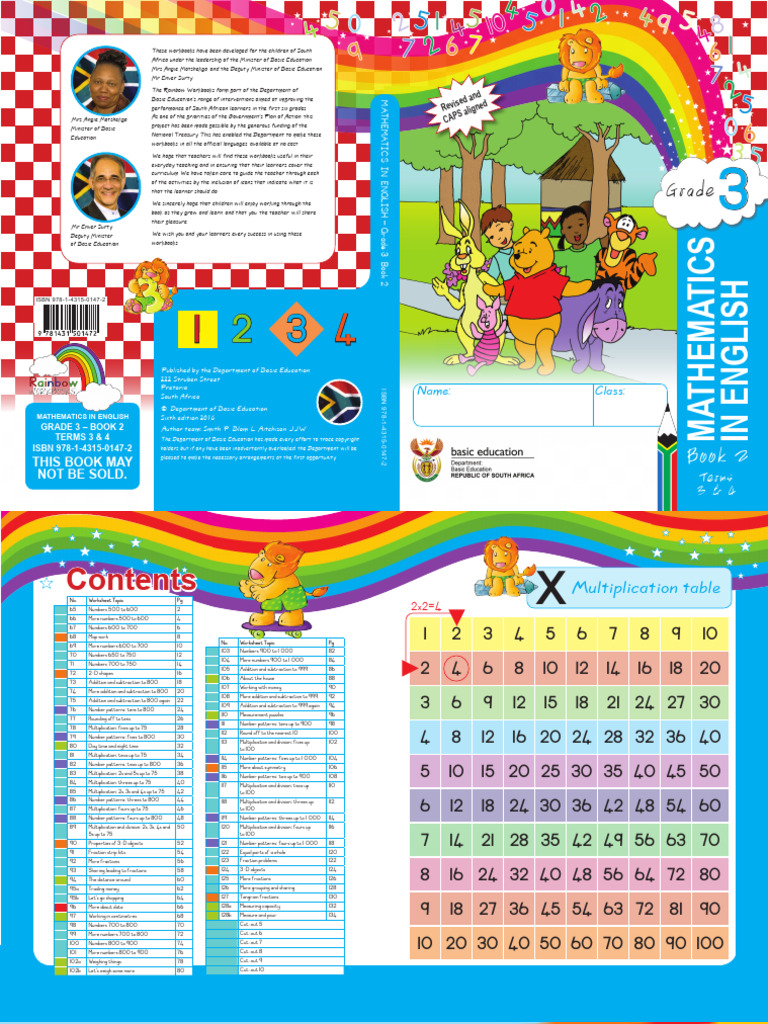 Maths English Grade 3 Book 2 For 2016 With Corrections | PDF