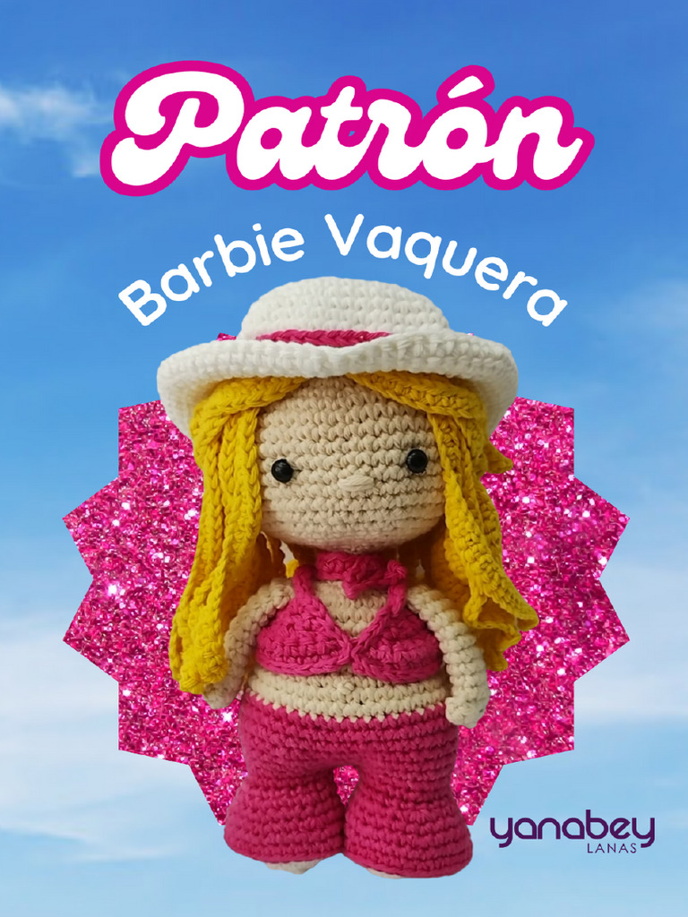 Patron Barbie Vaquera Yanabey Lanas | PDF | Métodos y materiales de ...