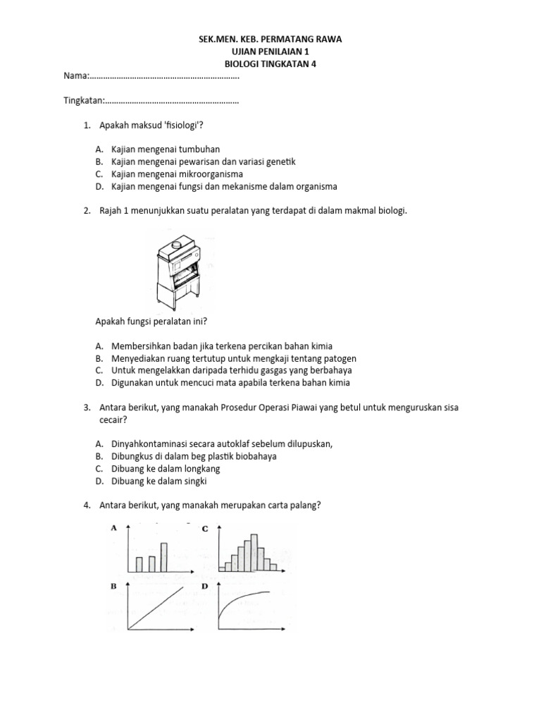 Prosedur Dinyahkontaminasi Biologi | PDF | Sains & Matematika