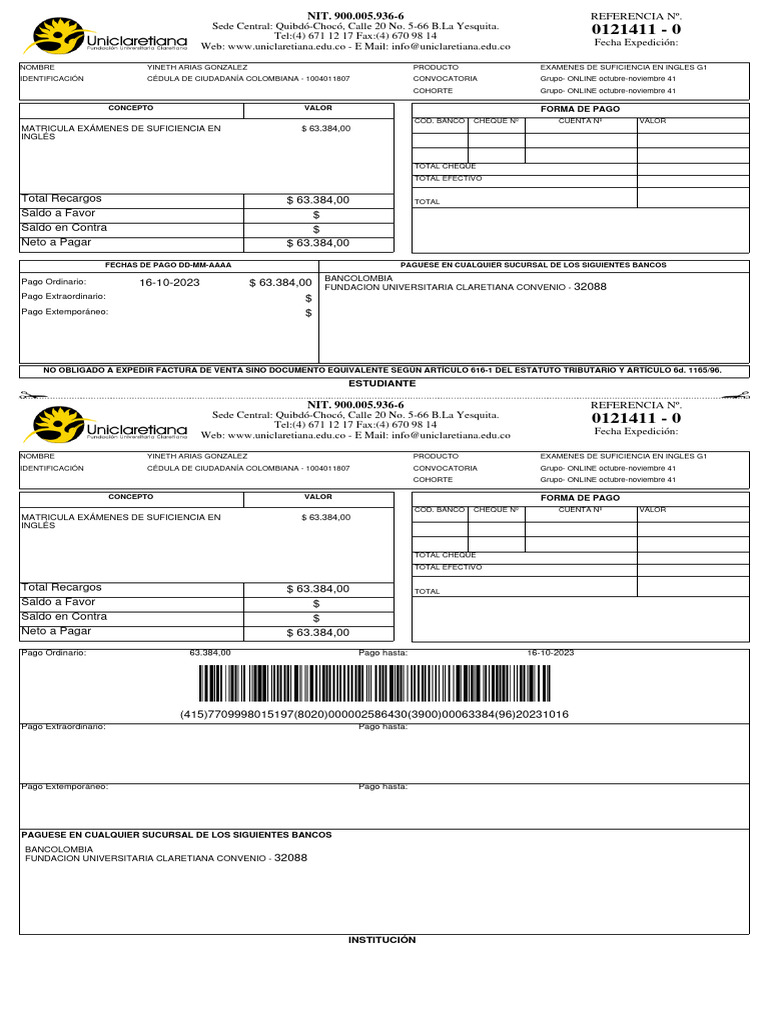 Yineth Arias Gonzalez | PDF