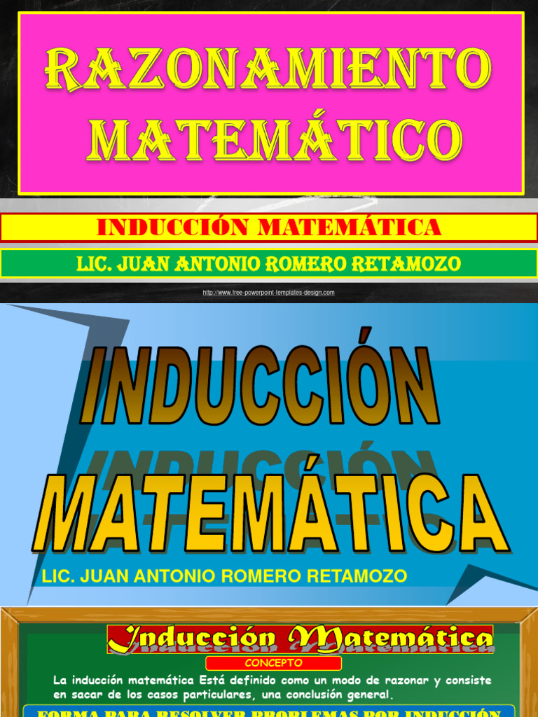 Ciclo II Inducción Matemática | PDF | Razonamiento | Matemáticas