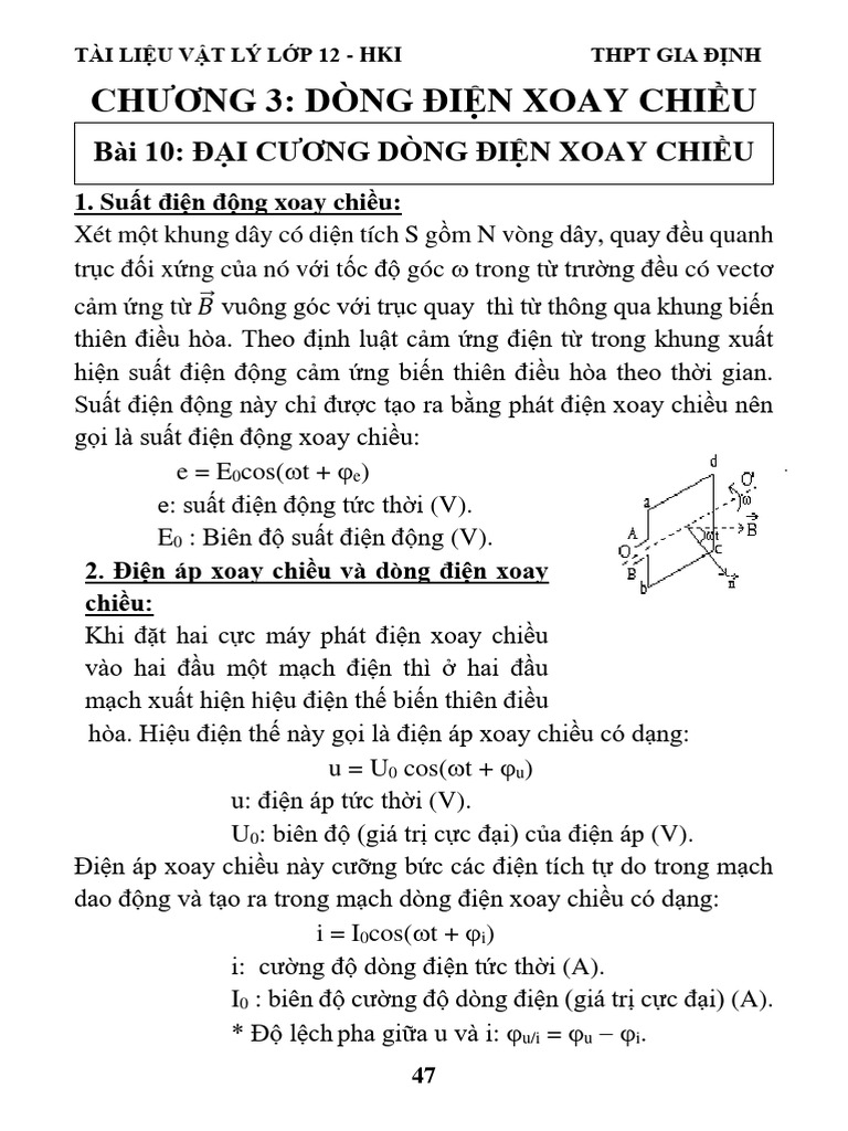 GK 12 - HKI - Chuong III | PDF