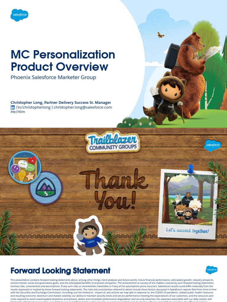 MC Personalization Overview and Integration | PDF | Cloud Computing ...
