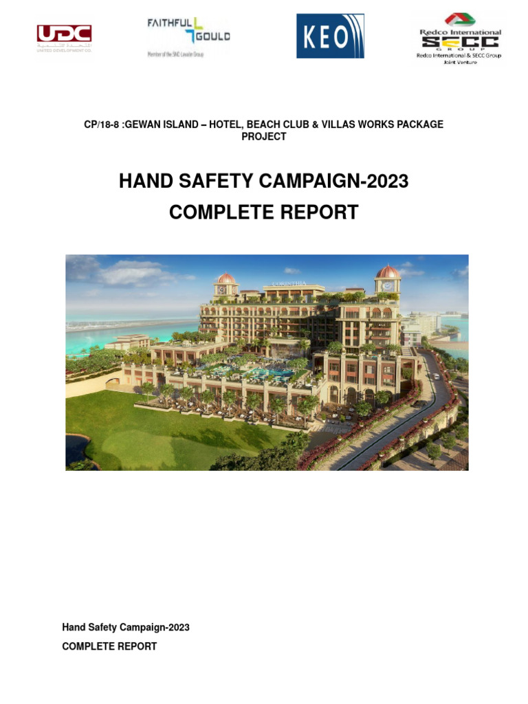Hand Safety Complete Report 2023 - RSJV | PDF