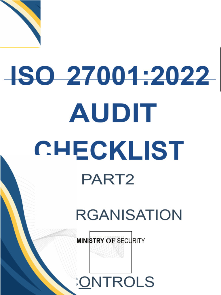 ISO 27001 - 27002 Audit Check List A5 Operational 2 | PDF | Information ...