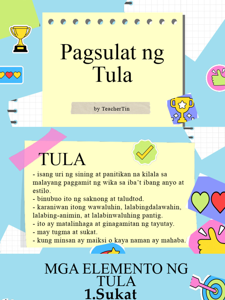 Pagsulat NG Tula | PDF
