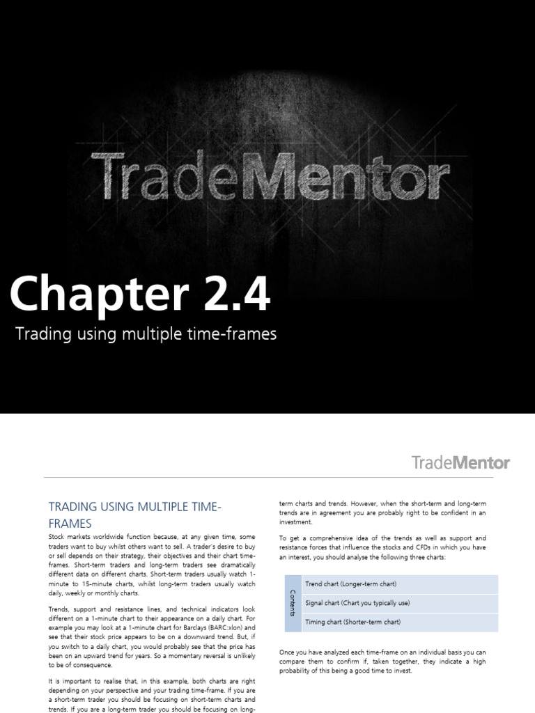 Chapter 2.4. Trading Using Multiple Time-Frames | PDF