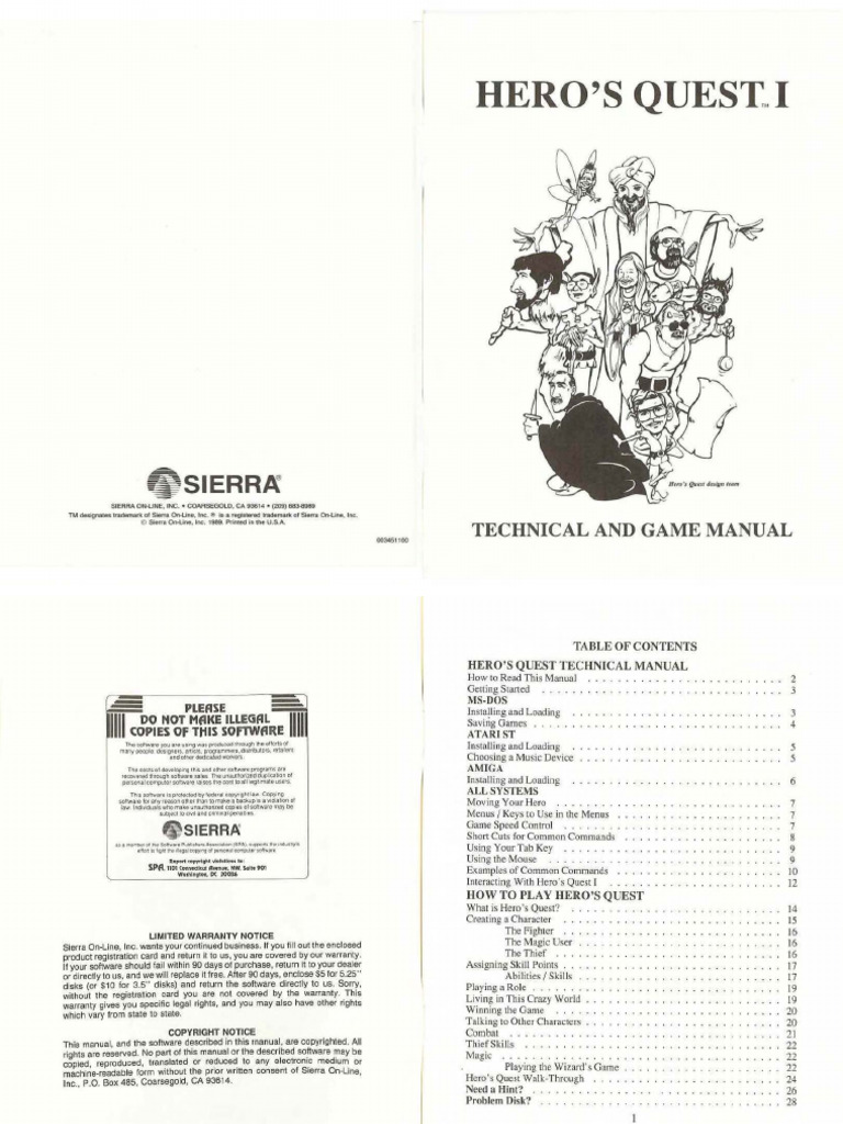 Heros Quest - Manual | PDF