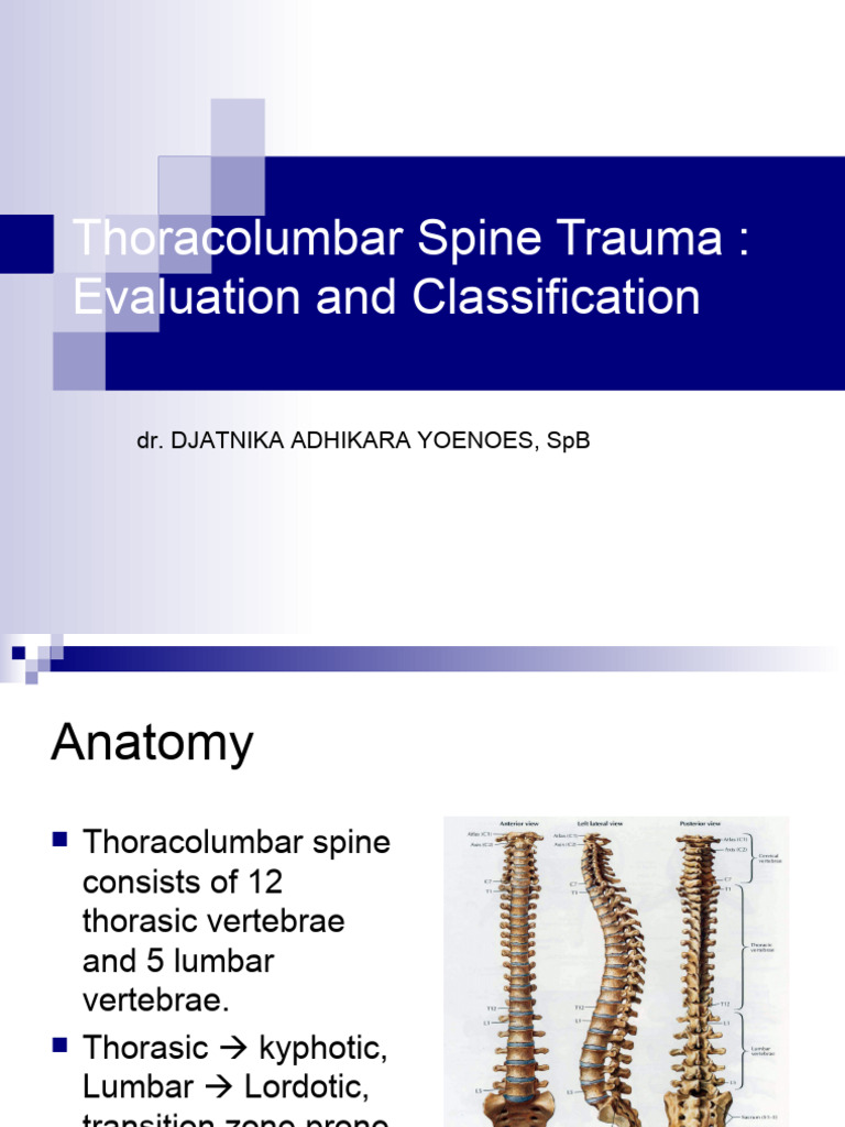 BTCLS Trauma Spine | PDF | Vertebral Column | Spinal Cord