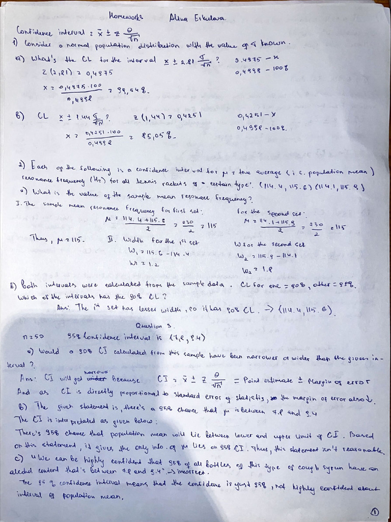 HW 3 Stat Alina | PDF