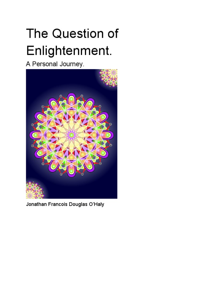 The Question of Enlightenment: Part One. The Interior. | PDF ...