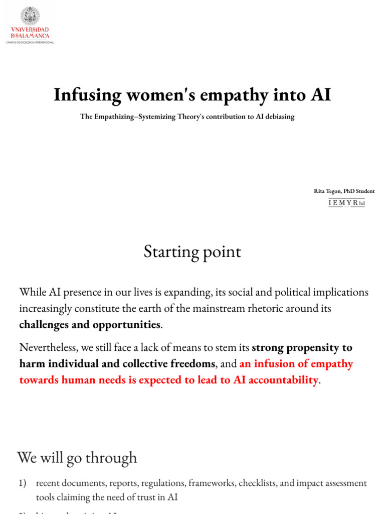 Infusing Women's Empathy Into AI | PDF | Empathy | Artificial Intelligence