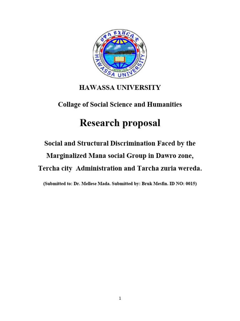 Edited Proposal | PDF | Social Exclusion | Social Stratification