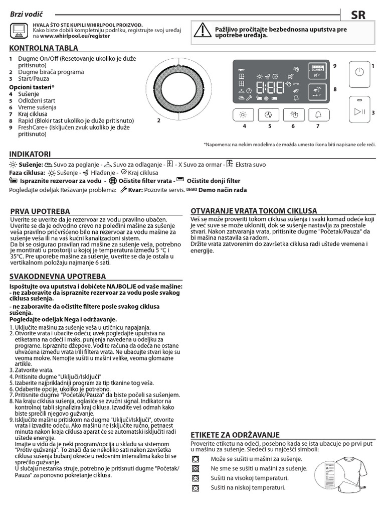 Uputstvo Za Upotrebu | PDF