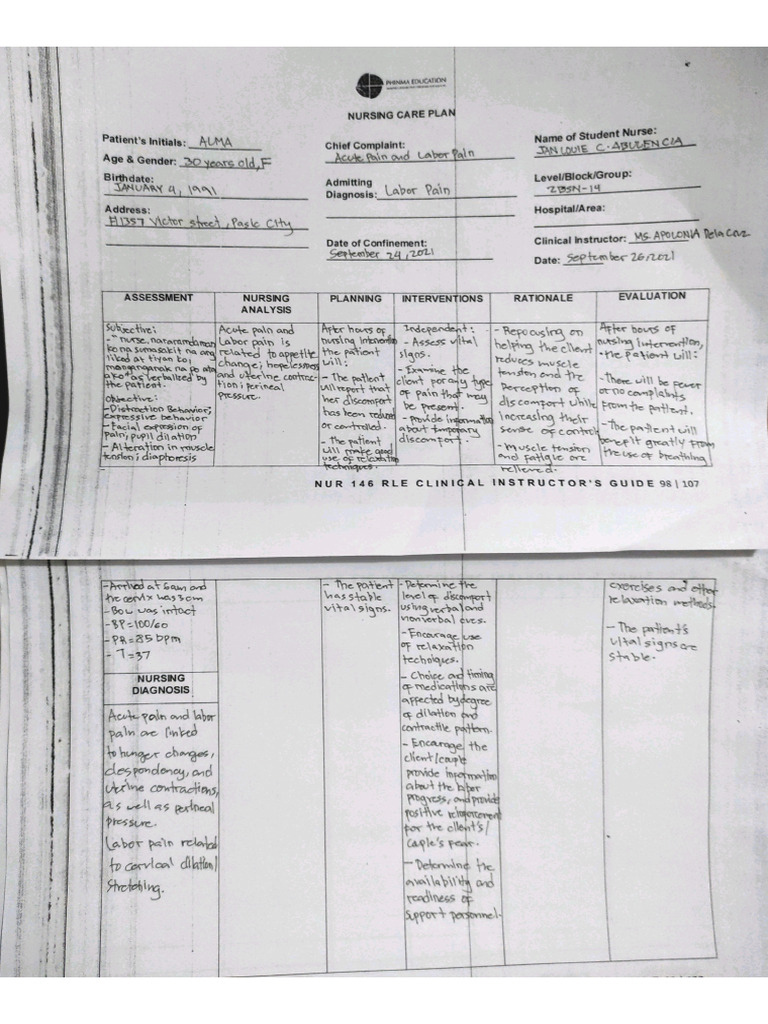 Nur 195 Ob Rle NCP | PDF