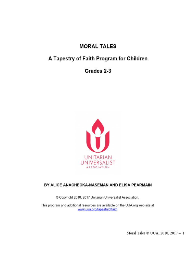 Tales Column | PDF | Unitarian Universalism | Morality