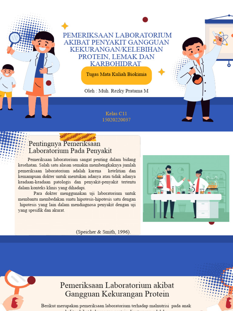 Tugas Biokimia Pemerikasaan Laboratorium Rezky-037 | PDF