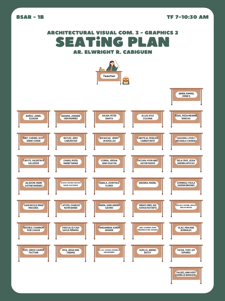 Graphics Seating Plan | PDF