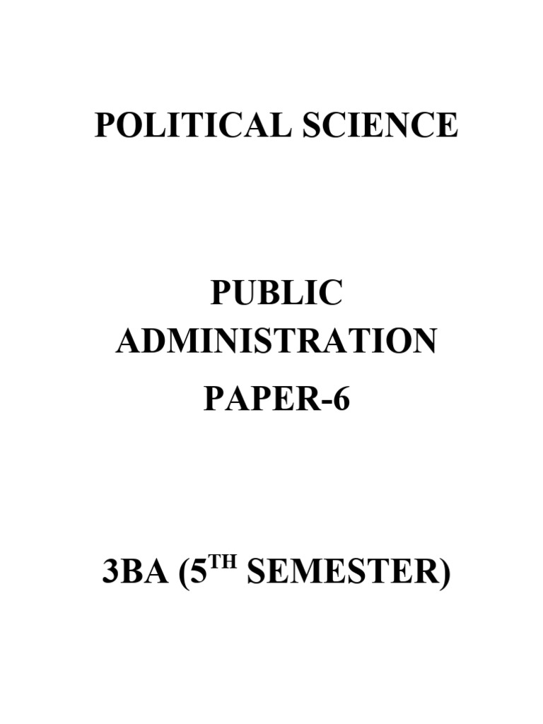 Public Administration | PDF | Bureaucracy | Public Administration