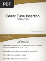 Adult Chest Tube Dressing Change Guide | PDF