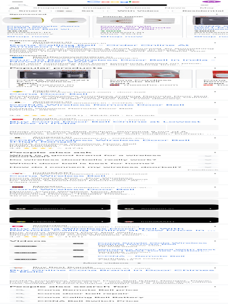 Cona Wireless Door Bell - Google Search | PDF | Manufactured Goods