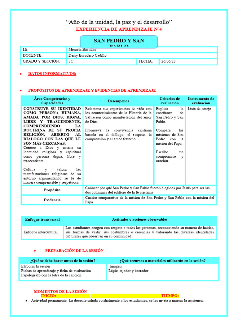 26 - Junio - REL - San Pedro y San Pablo | PDF