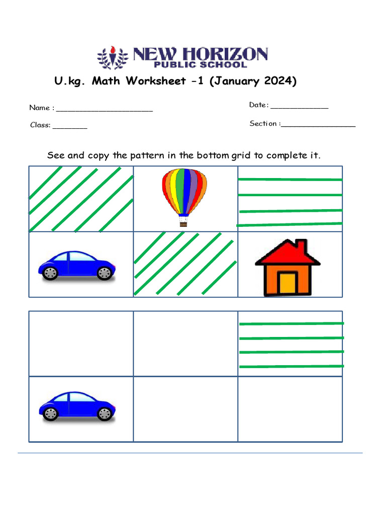 Ukg Math 1705395375 | PDF