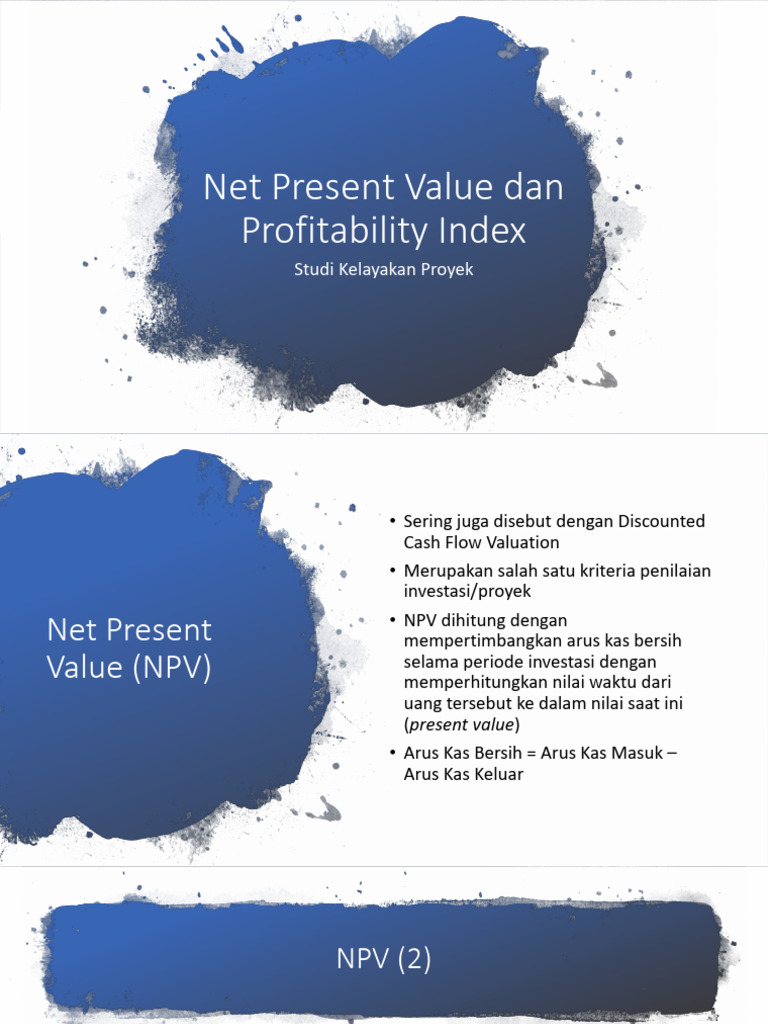 NPV Dan PI Kecil | PDF | Komputer