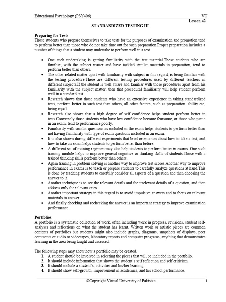 Psy407 Handout 4 | PDF | Multiple Choice | Learning