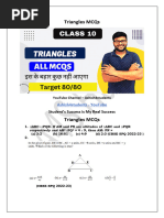 6.triangles PYQs | PDF | Triangle | Elementary Mathematics