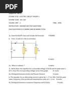 Fundamentals of Electric Circuits 2 - Final Lab Exam | PDF | Electrical Impedance | Electrical ...