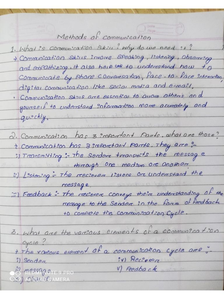 Methods of Communication | PDF