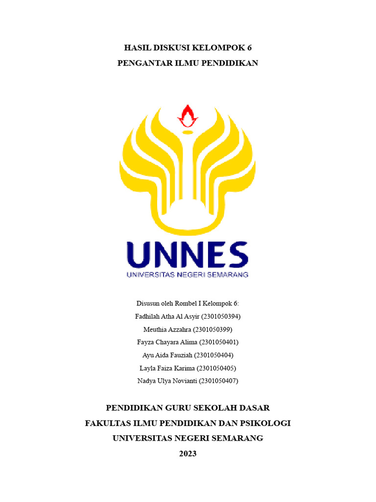 Pengantar Ilmu Pendidikan | PDF