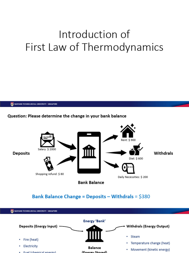 First Law of Thermodynamics Explained | PDF | Science & Mathematics
