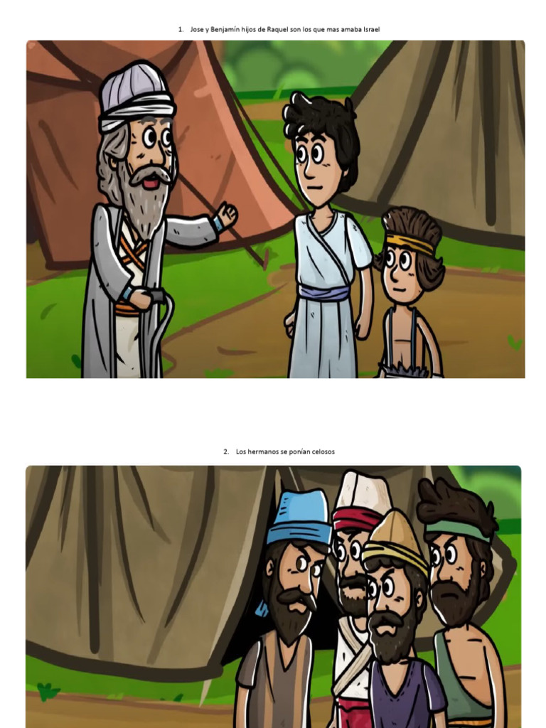 Jose y Benjamín hijos de Raquel son los que mas amaba Israel | PDF